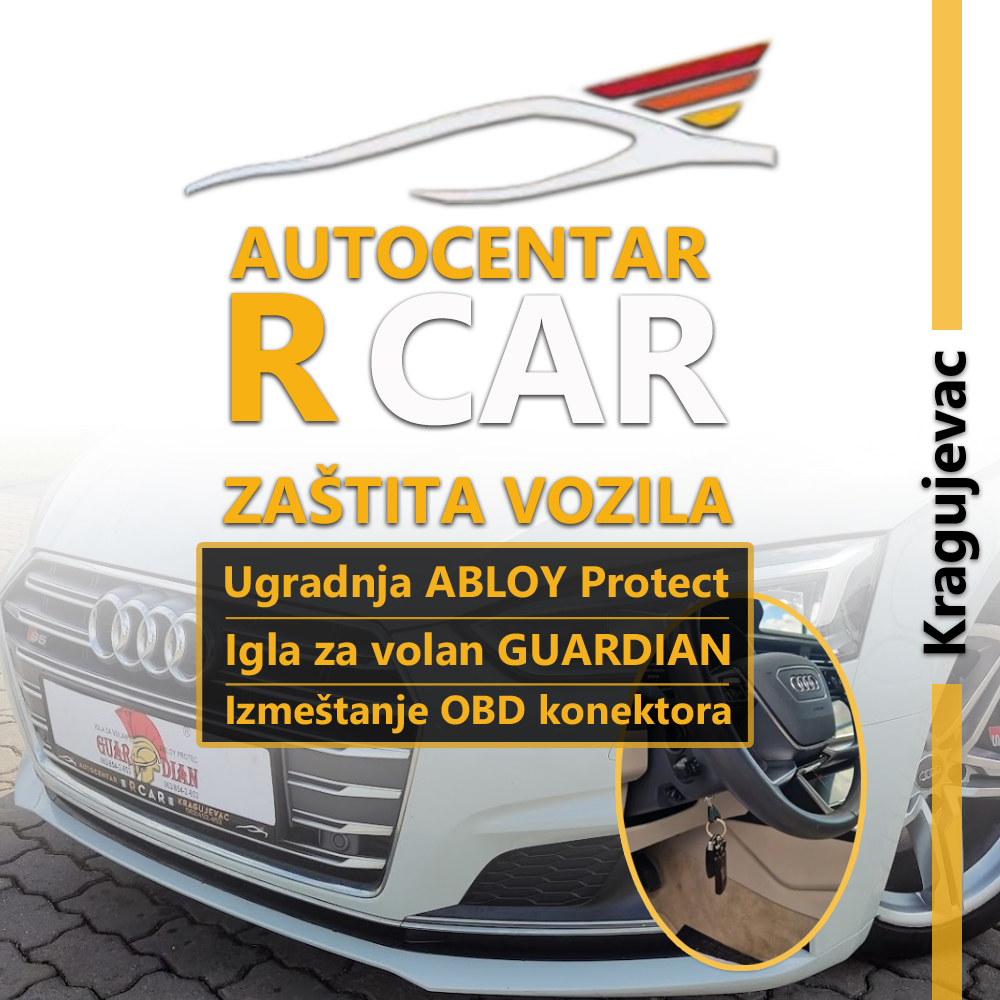 Zaštita vozila od krađe Kragujevac - R CAR (ABLOY Protect, igla / klin ...